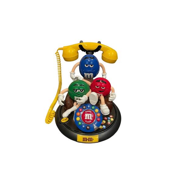 M & M | Accents | Vintage Mms Animated Telephone Lights Up And Talks ...
